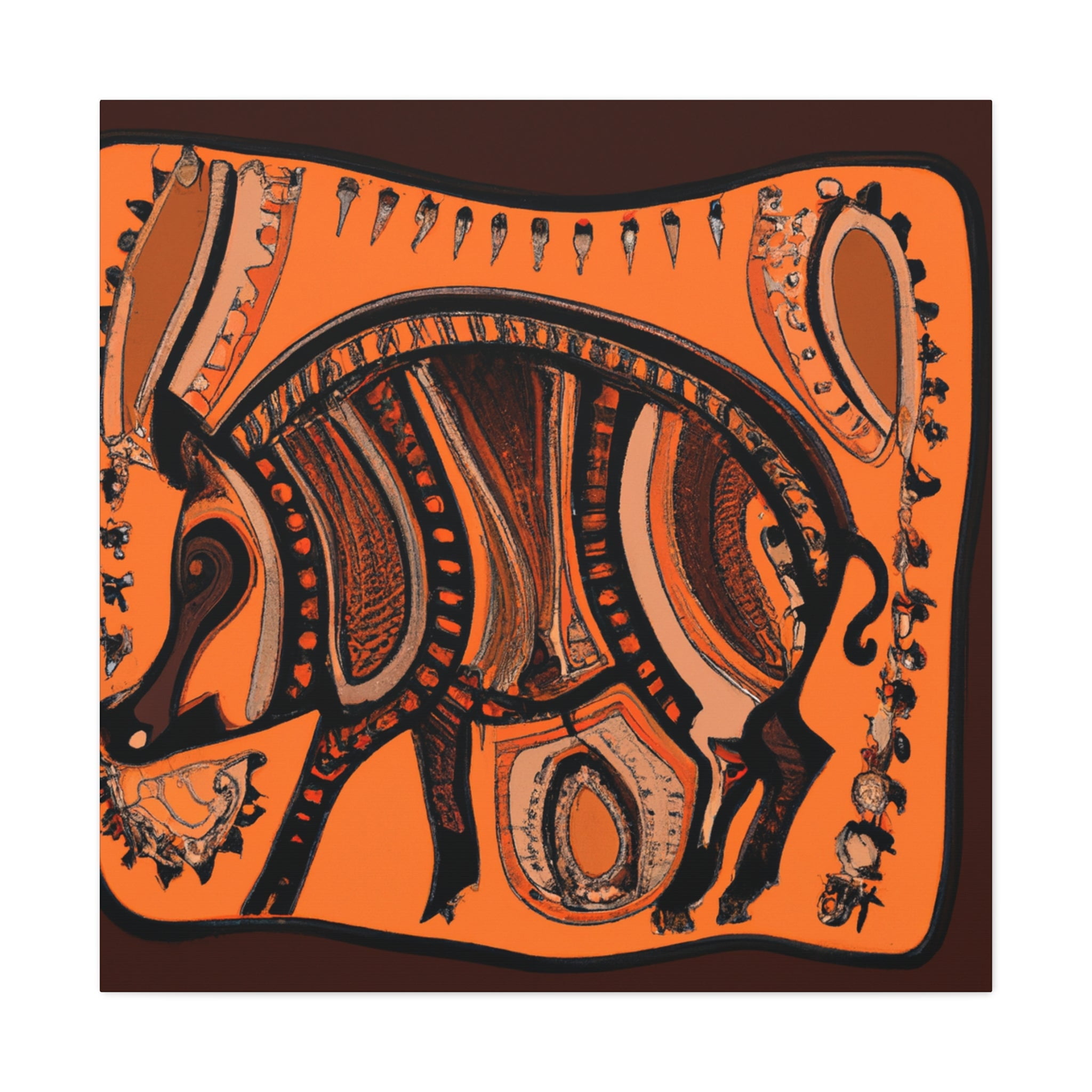 "Warthog in Minimalism" - Canvas - Walmart.com