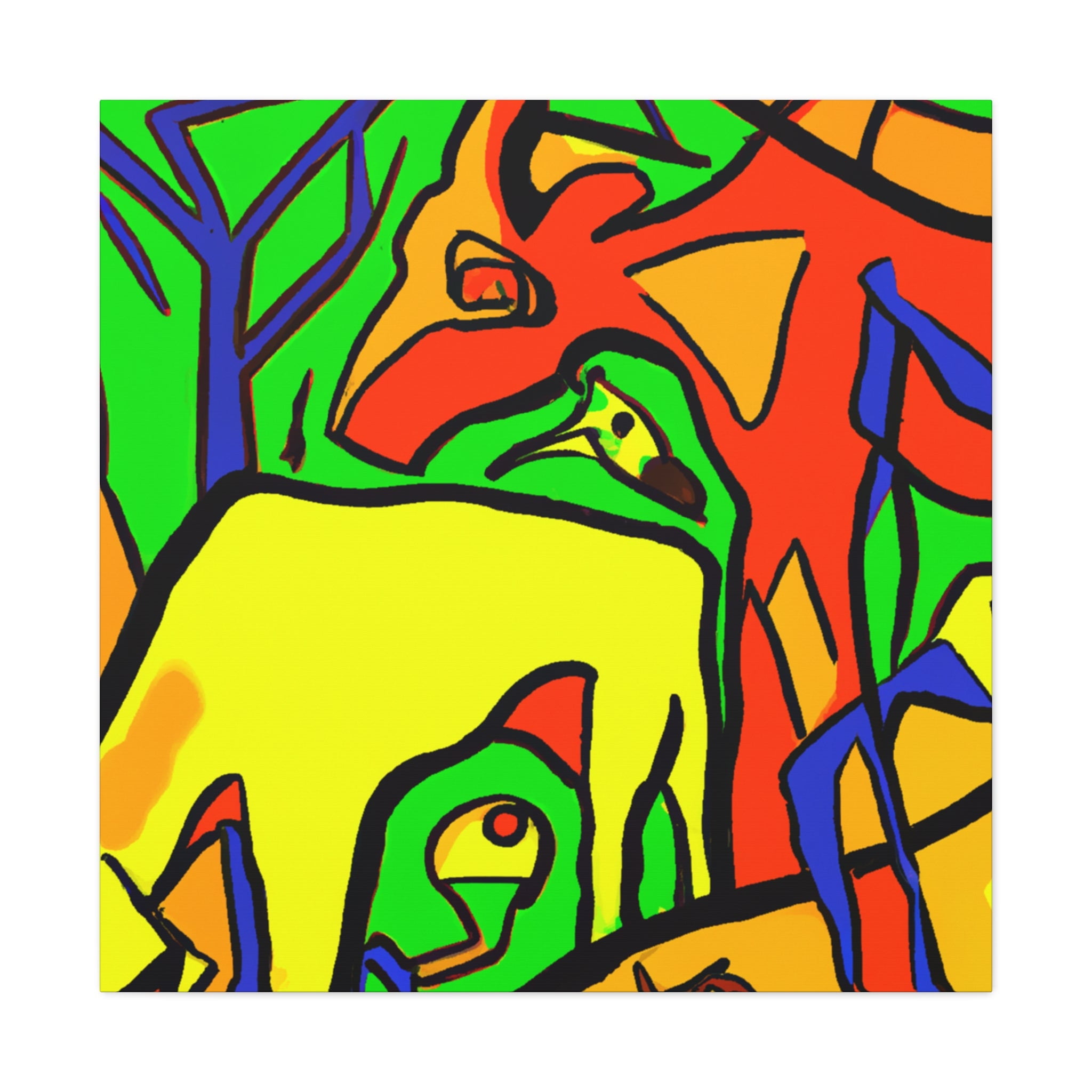 "Warthog in Neoclassical" - Canvas - Walmart.com