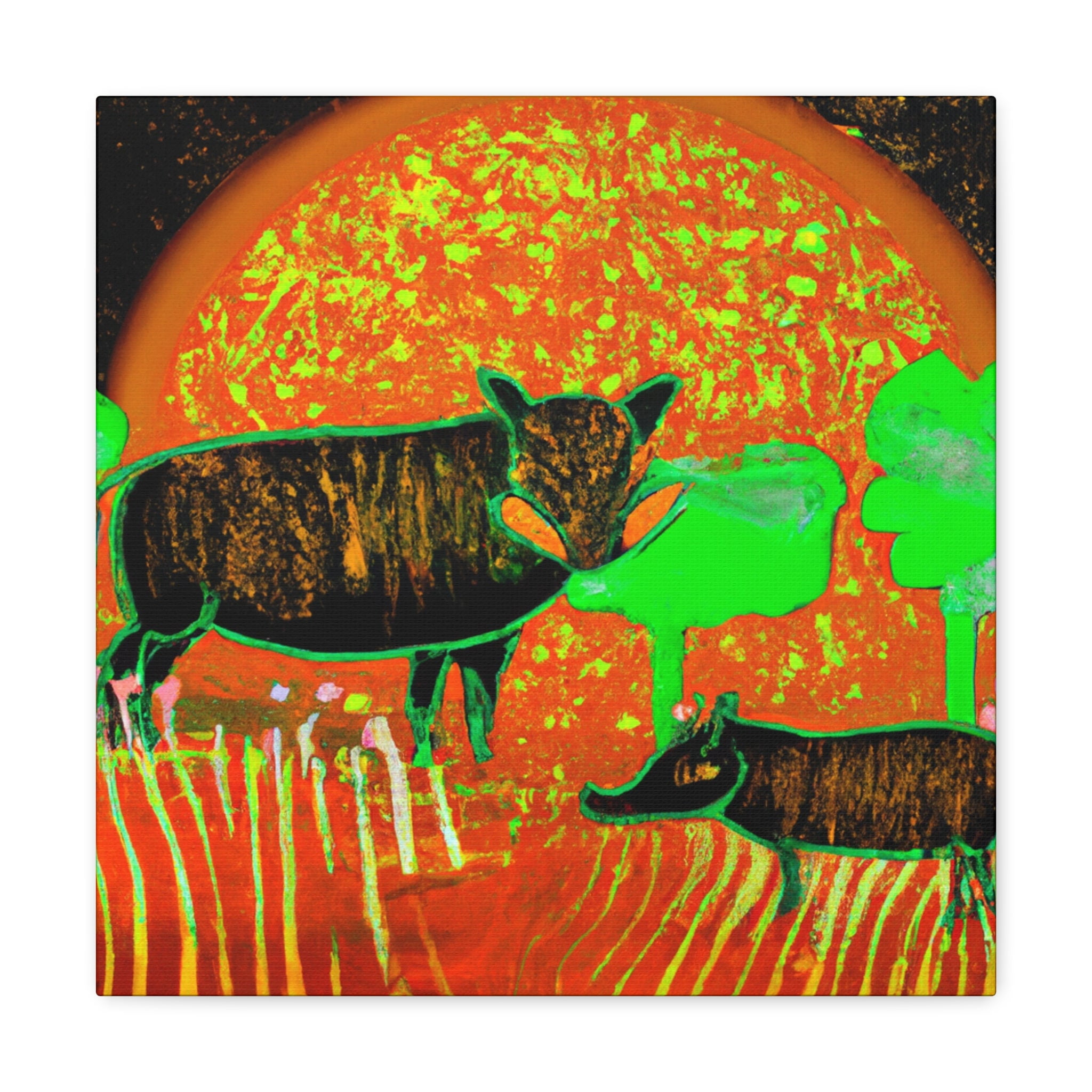 "Warthog of the Wilds" - Canvas - Walmart.com