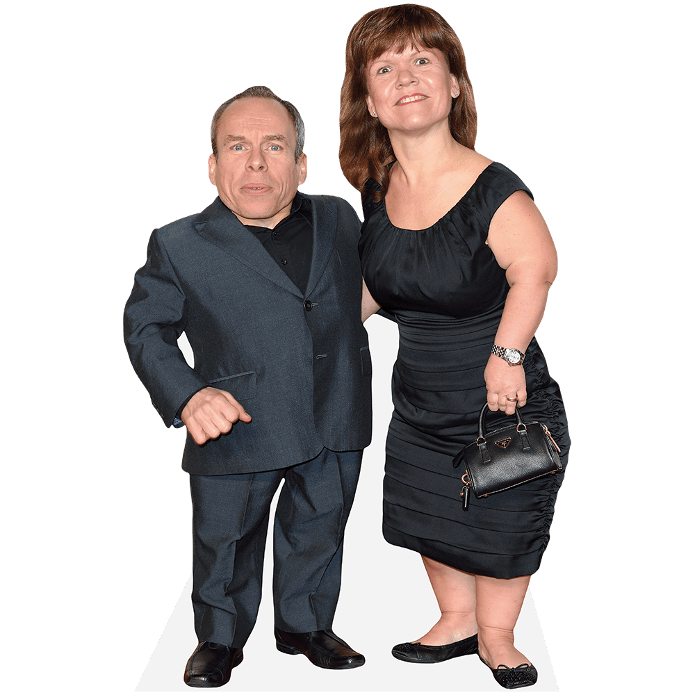 Warwick Davis And Samantha Davis (Duo) Mini Celebrity Cutout Standee ...