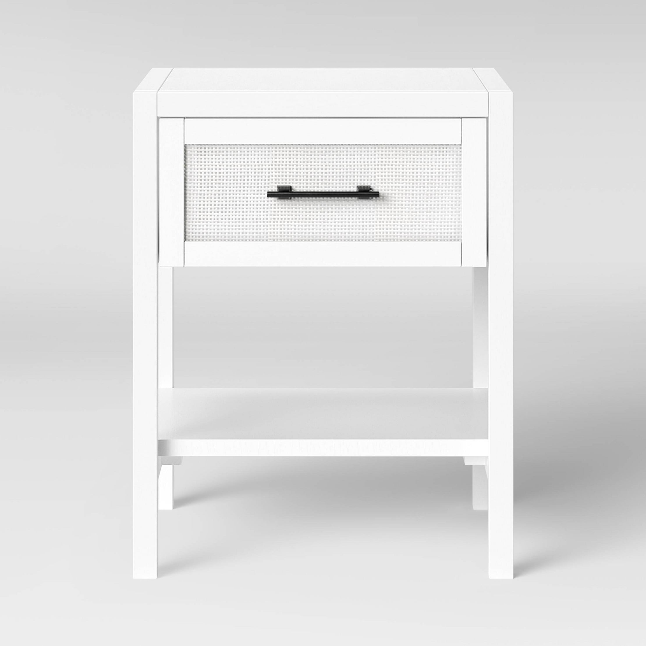 Warwick End Table with Drawer White - Walmart.com