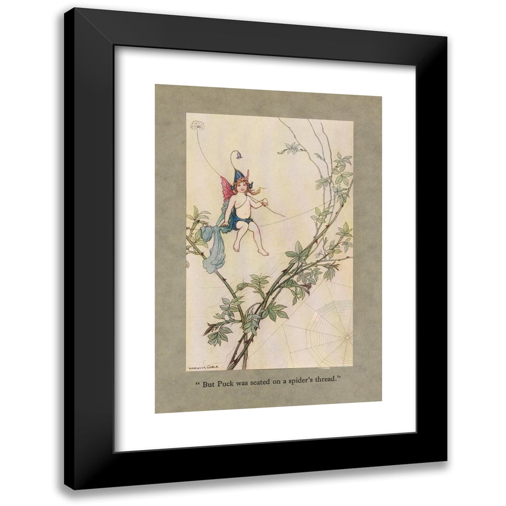 Warwick Goble 11x14 Black Modern Framed Museum Art Print Titled - ‘But ...
