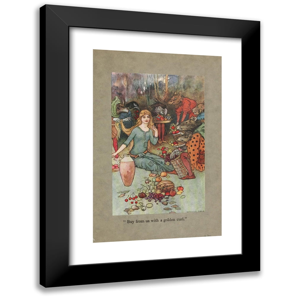 Warwick Goble 11x14 Black Modern Framed Museum Art Print Titled ...