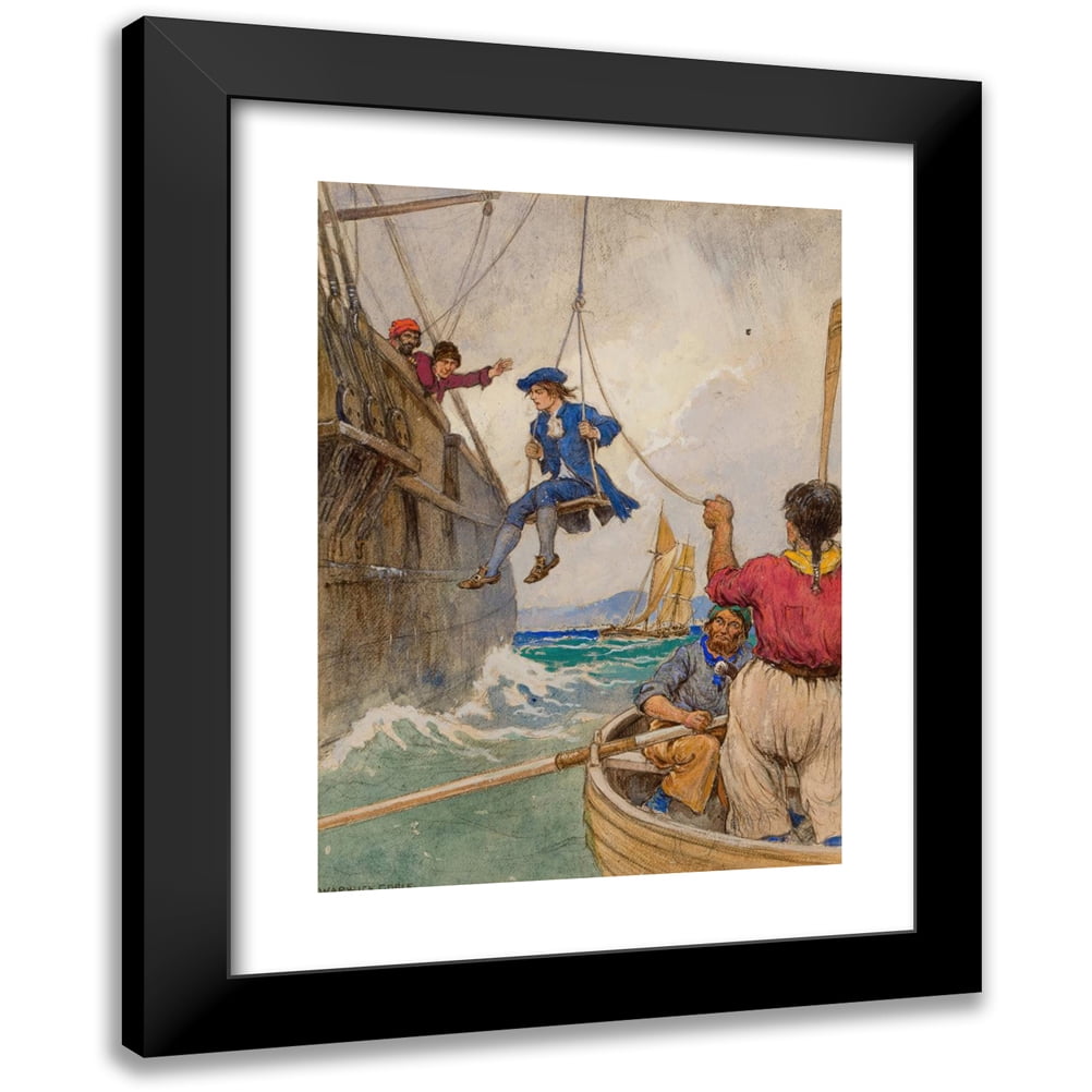 Warwick Goble 11x14 Black Modern Framed Museum Art Print Titled ...