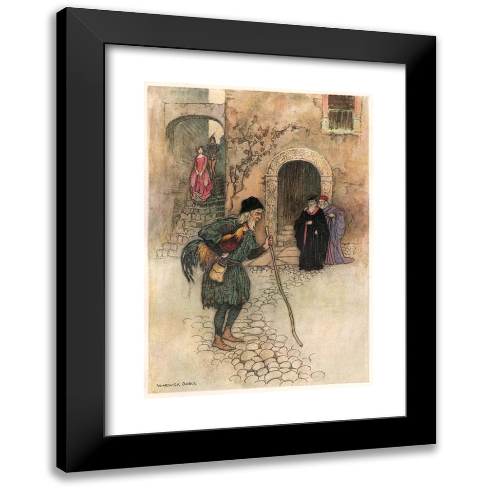 Warwick Goble 11x14 Black Modern Framed Museum Art Print Titled ...