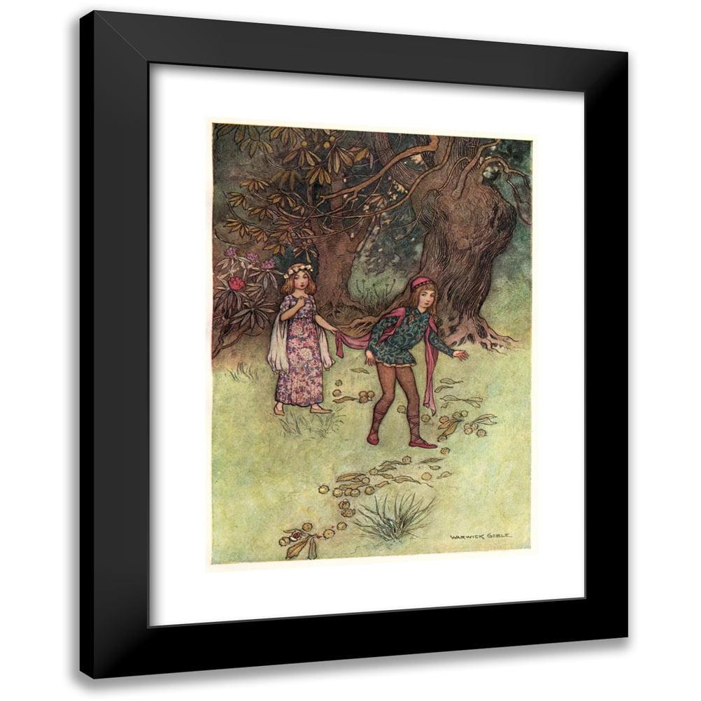 Warwick Goble 11x14 Black Modern Framed Museum Art Print Titled ...