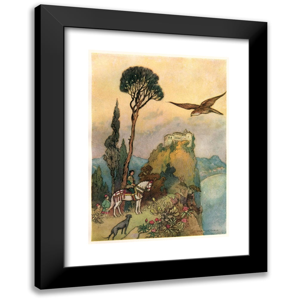 Warwick Goble 11x14 Black Modern Framed Museum Art Print Titled - The ...