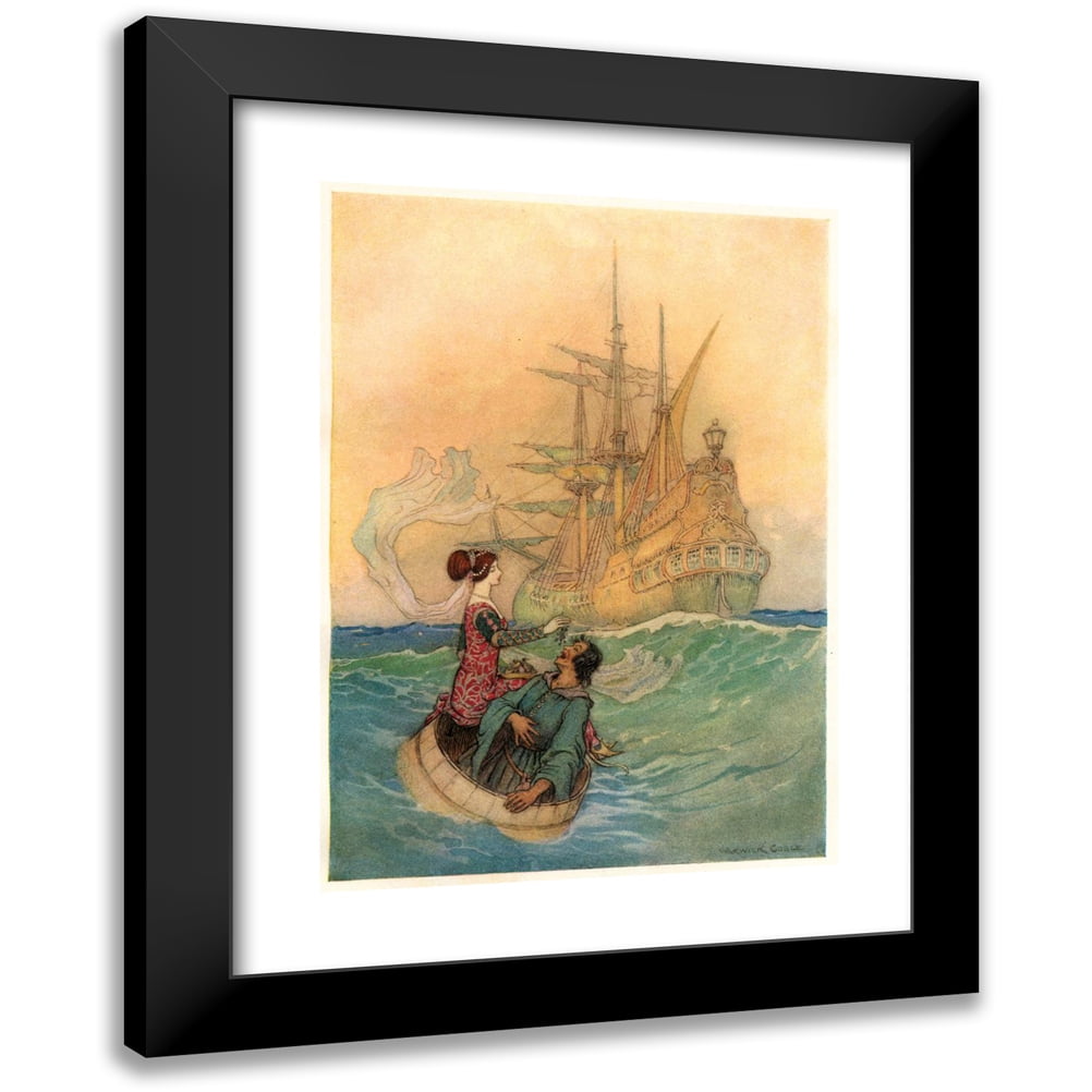Warwick Goble 11x14 Black Modern Framed Museum Art Print Titled ...