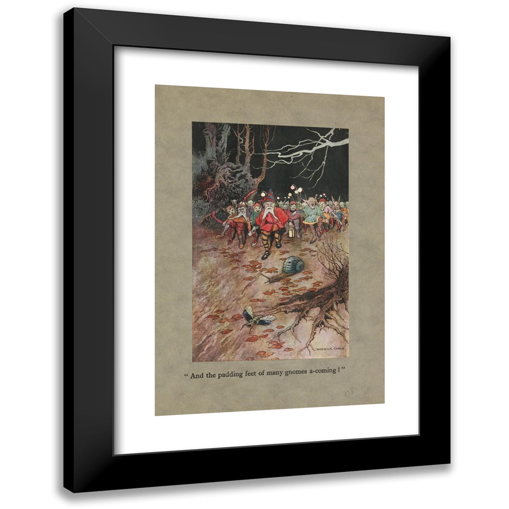 Warwick Goble 13x18 Black Modern Framed Museum Art Print Titled - ‘And ...