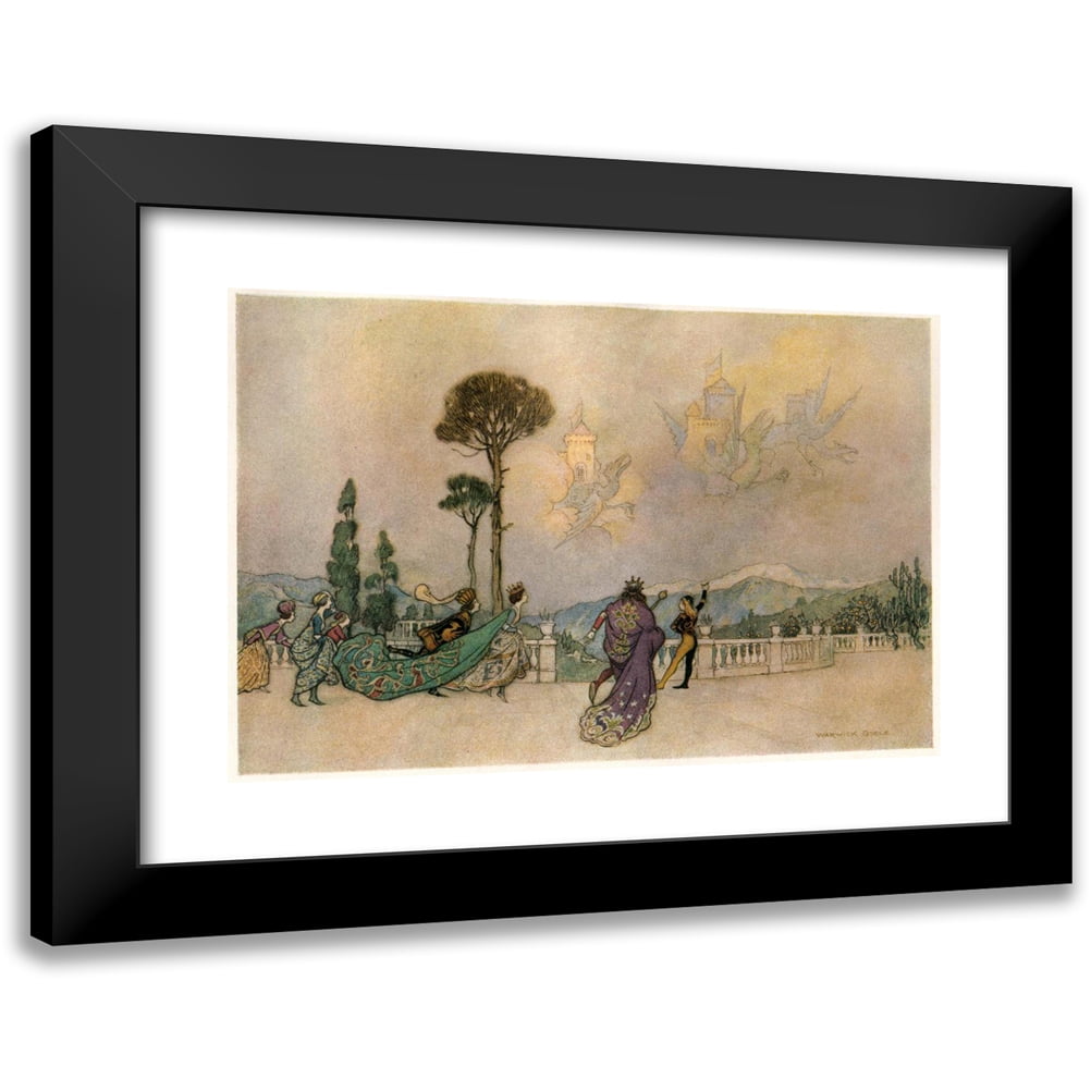 Warwick Goble 14x11 Black Modern Framed Museum Art Print Titled - The ...