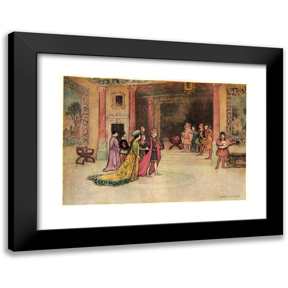 Warwick Goble 14x11 Black Modern Framed Museum Art Print Titled - The ...