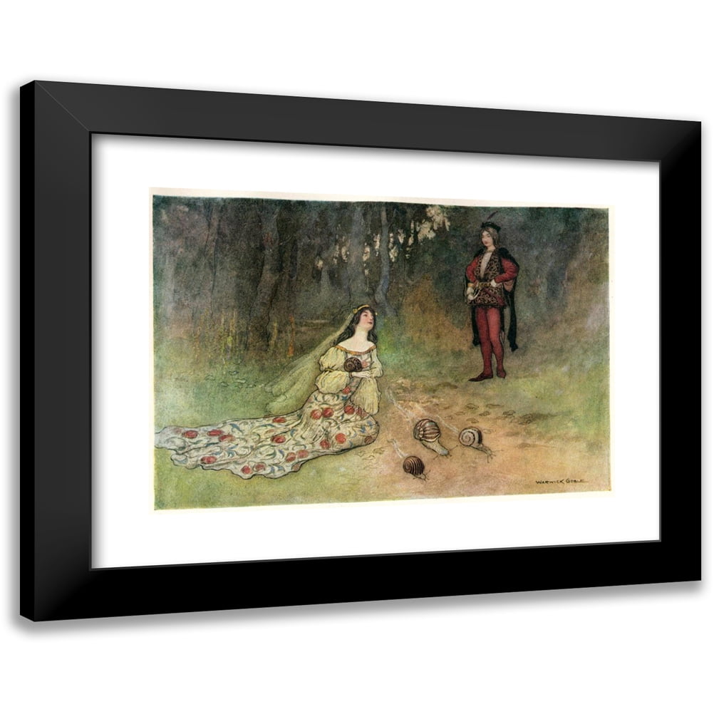 Warwick Goble 14x11 Black Modern Framed Museum Art Print Titled - The ...