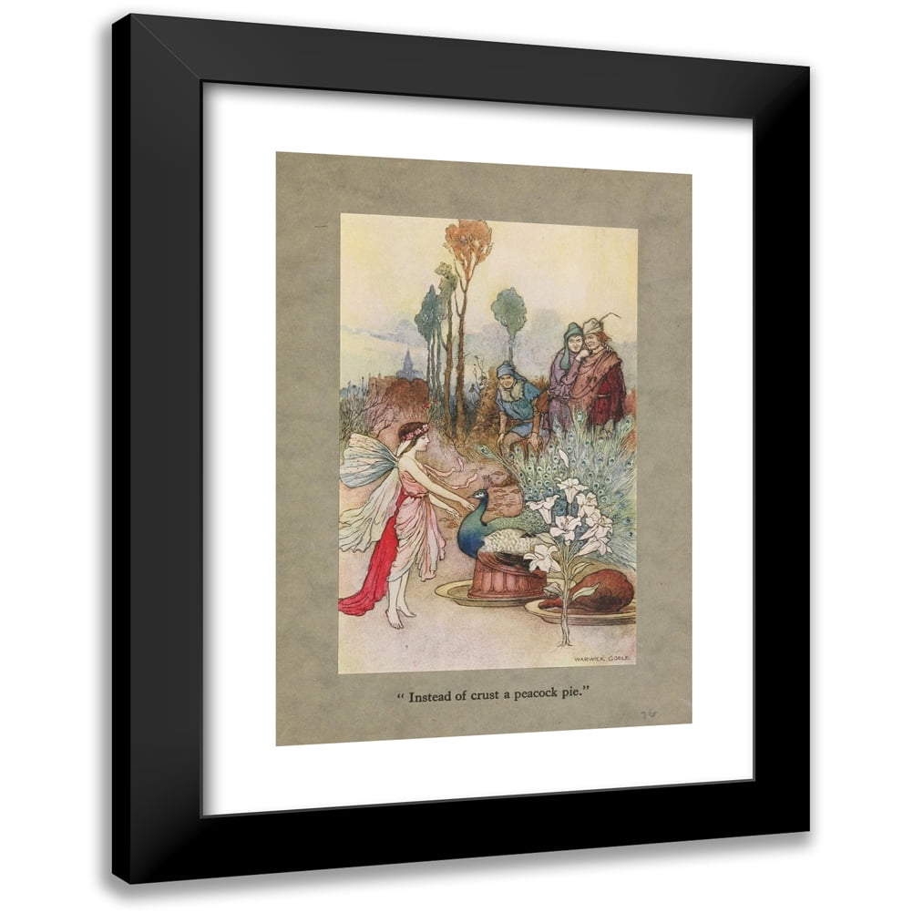 Warwick Goble 14x18 Black Modern Framed Museum Art Print Titled ...