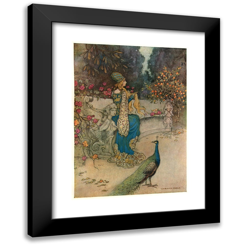 Warwick Goble 14x18 Black Modern Framed Museum Art Print Titled ...