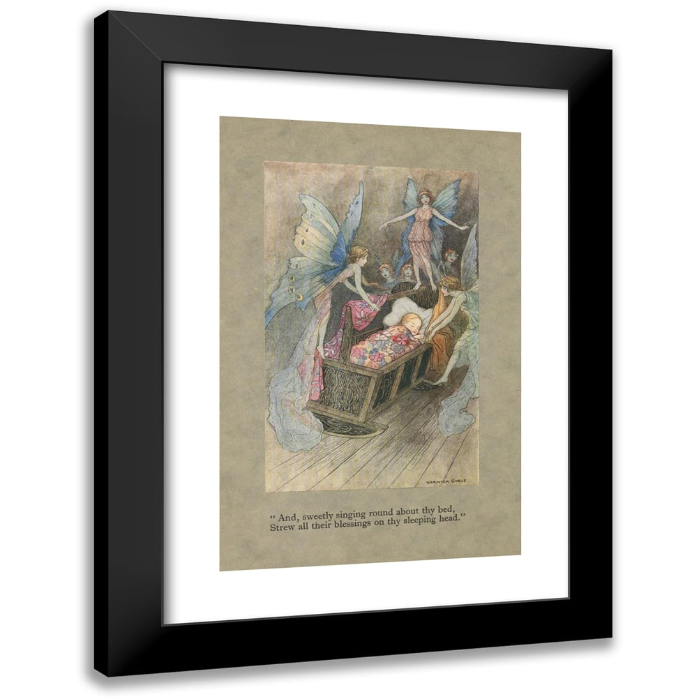 Warwick Goble 17x24 Black Modern Framed Museum Art Print Titled - ‘And ...