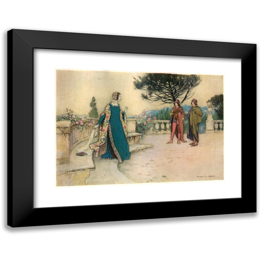 Warwick Goble 18x14 Black Modern Framed Museum Art Print Titled ...