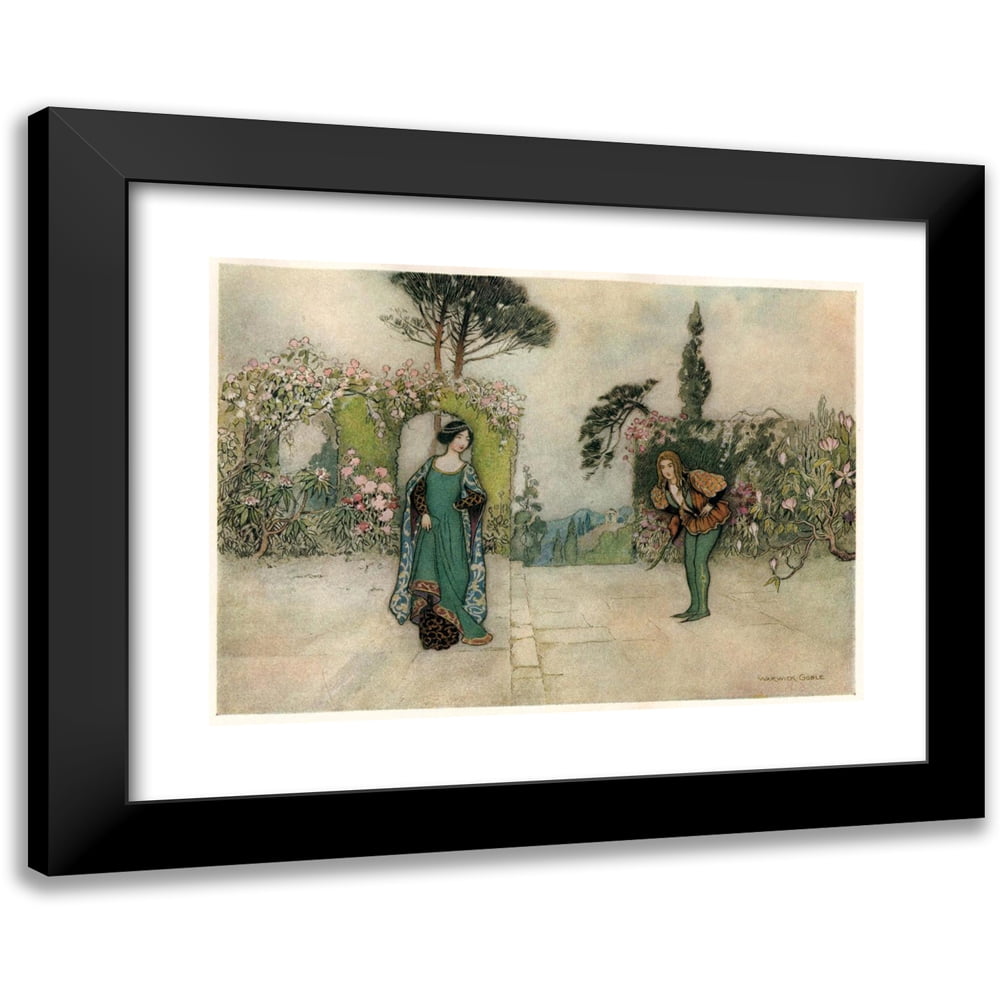 Warwick Goble 18x14 Black Modern Framed Museum Art Print Titled ...