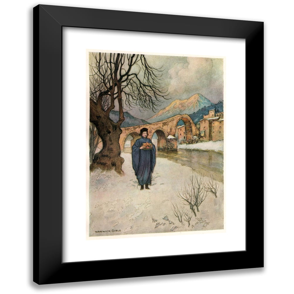 Warwick Goble 18x24 Black Modern Framed Museum Art Print Titled - Lise ...