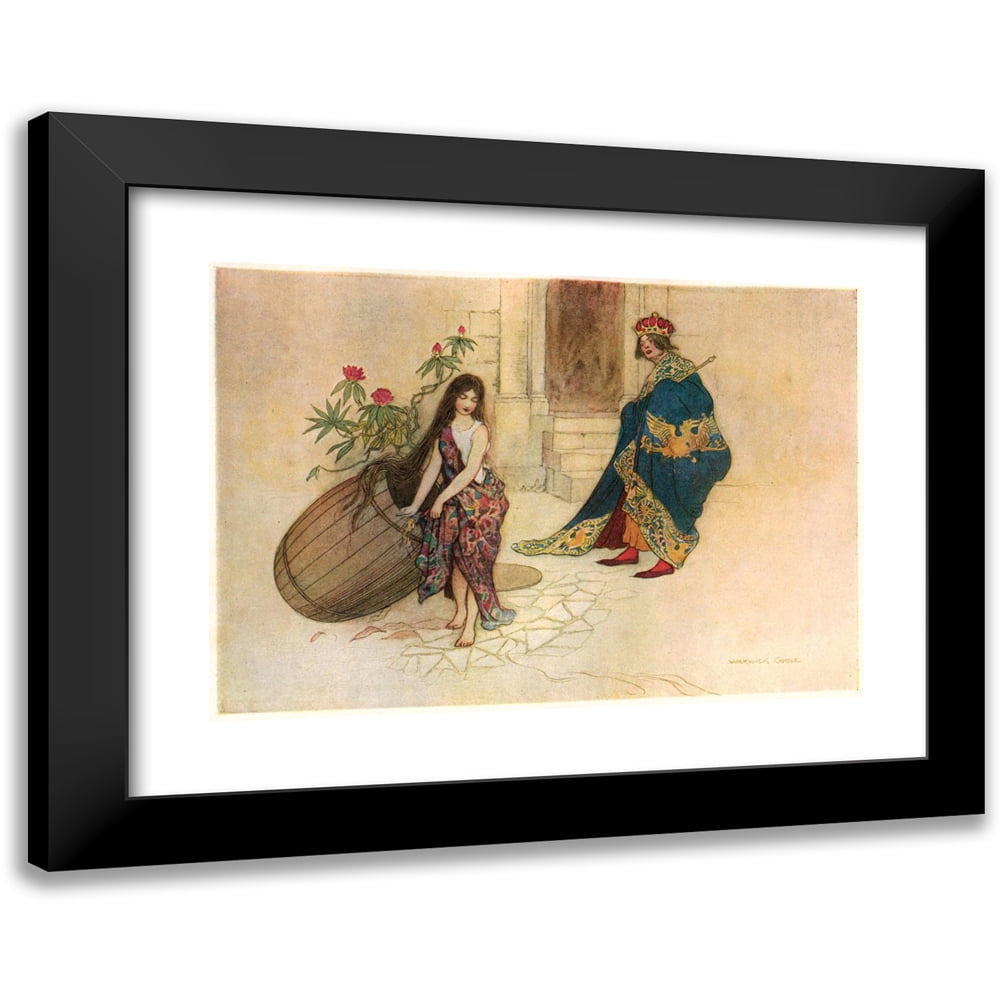 Warwick Goble 24x18 Black Modern Framed Museum Art Print Titled ...