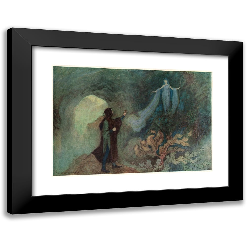 Warwick Goble 24x18 Black Modern Framed Museum Art Print Titled - The ...