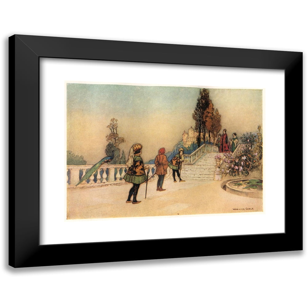 Warwick Goble 24x18 Black Modern Framed Museum Art Print Titled - The ...