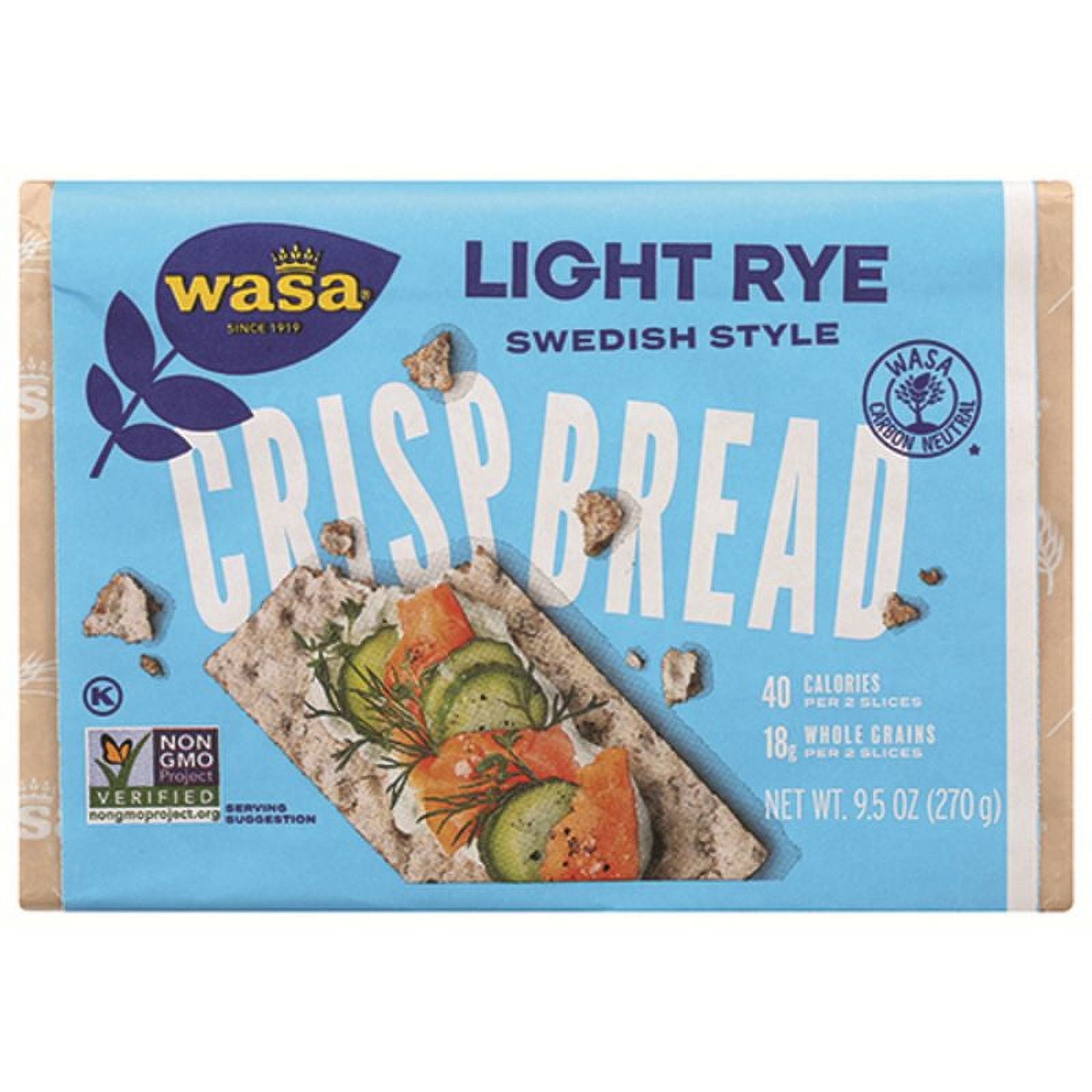 Wasa Light Rye Crispbread 9.5 oz Pack of 3 - Walmart.com