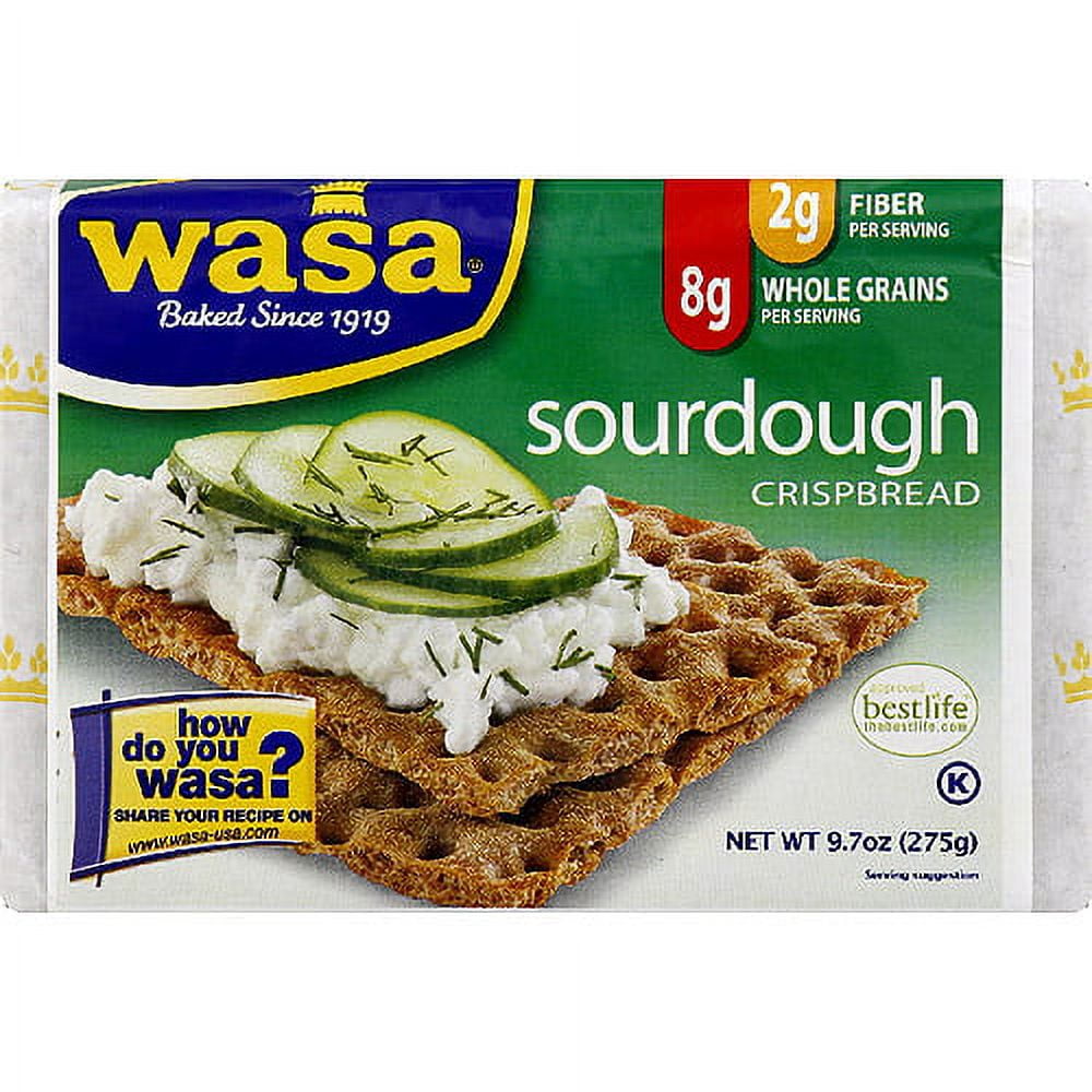 Wasa Sourdough Crispbread, 9.7 oz, (Pack of 12) - Walmart.com