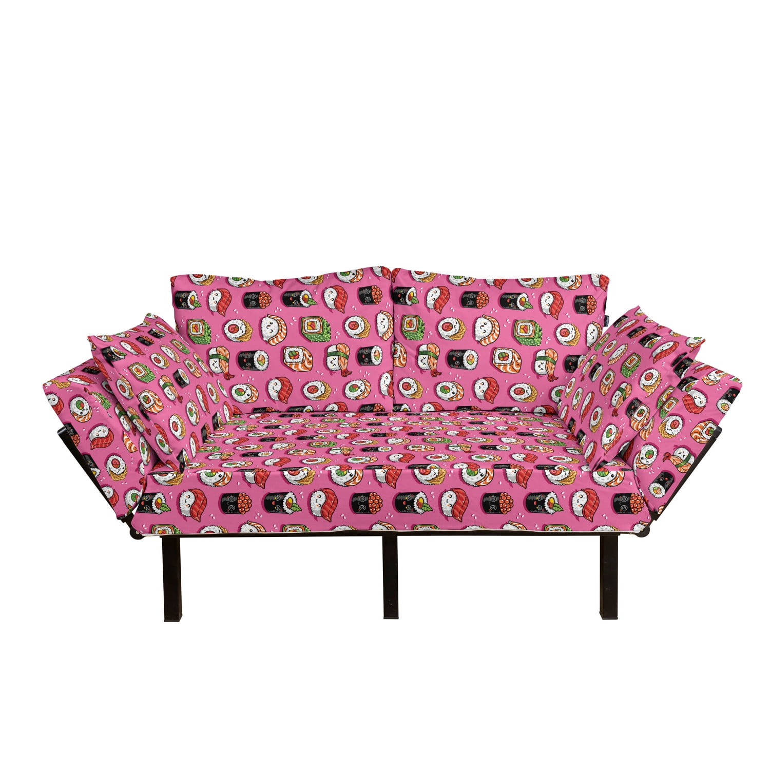 Wasabi Futon Couch, Continuous Happy Kawaii Style of Japanese Sushi ...