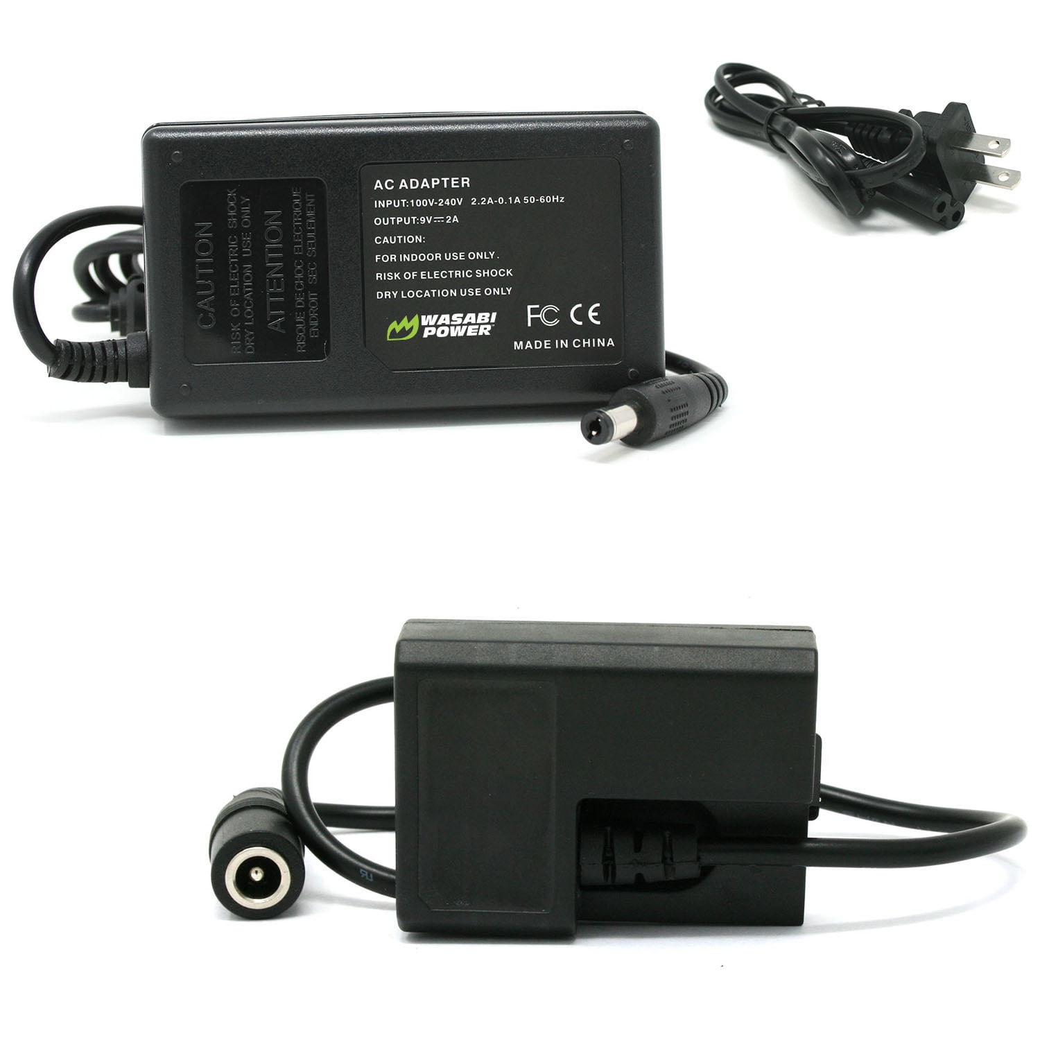 Wasabi Power AC Power Adapter Kit with DC Coupler for Canon LP-E10, ACK ...