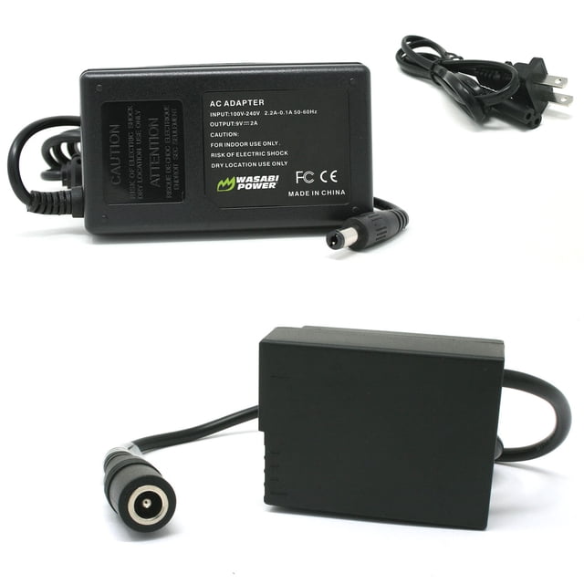 Wasabi Power AC Power Adapter Kit with DC Coupler for Panasonic DMW ...