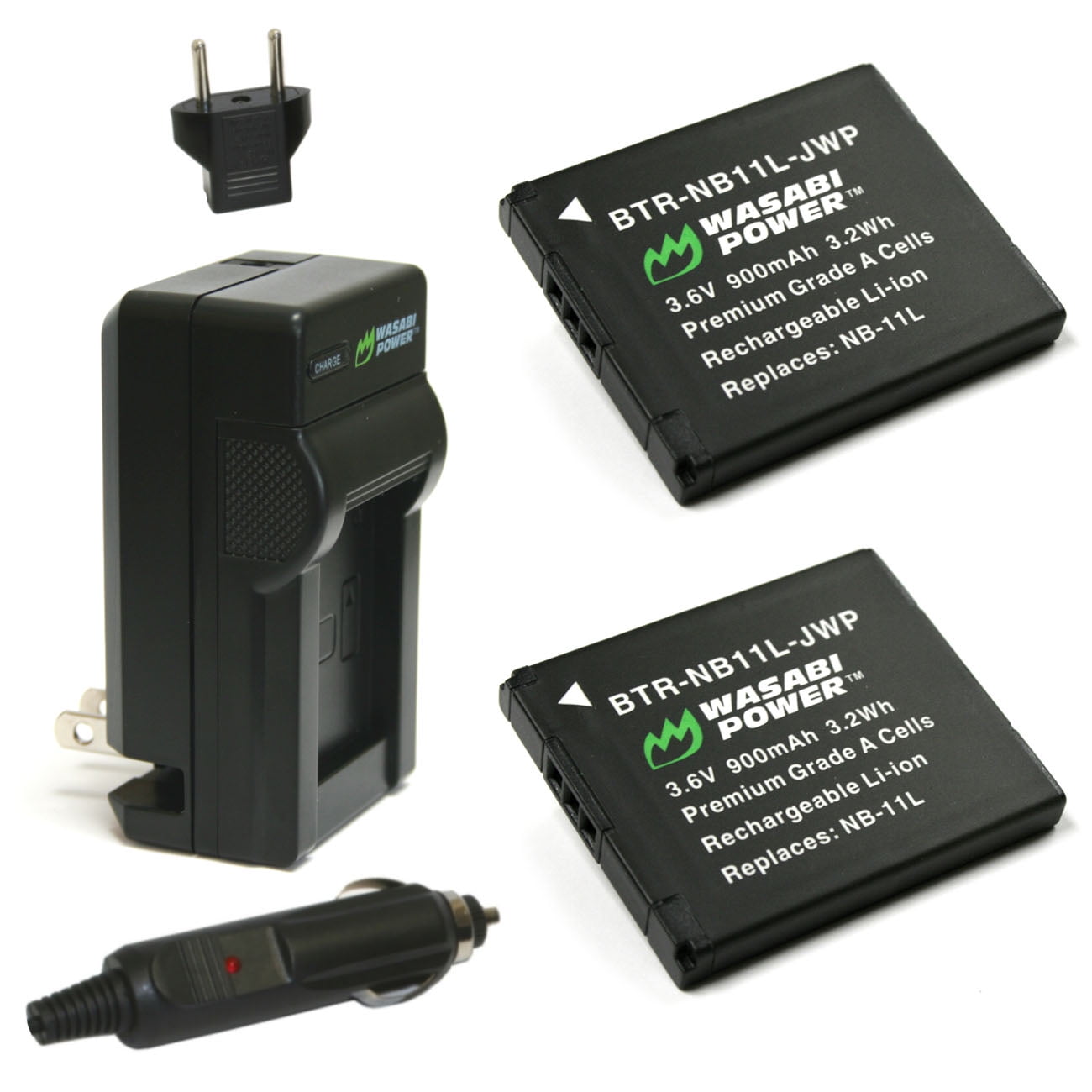 Wasabi Power Rechargeable Lithium Ion Camera Battery (2-Pack) and ...