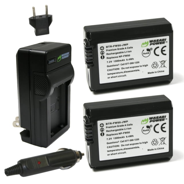 Wasabi NP-FW50 Pack | Tripod heads for ecommerce - Walmart Business ...