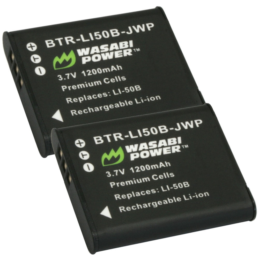 Wasabi Power Battery (2-Pack) for Kodak LB-050, LB-052 - Walmart.com