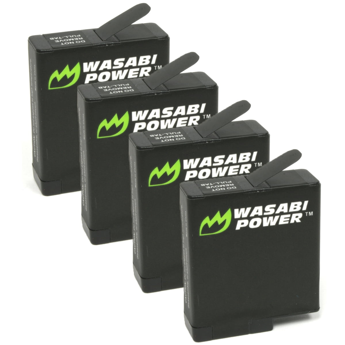 Wasabi Power Battery (4-Pack) for GoPro HERO7 Black, HERO6, HERO5 ...
