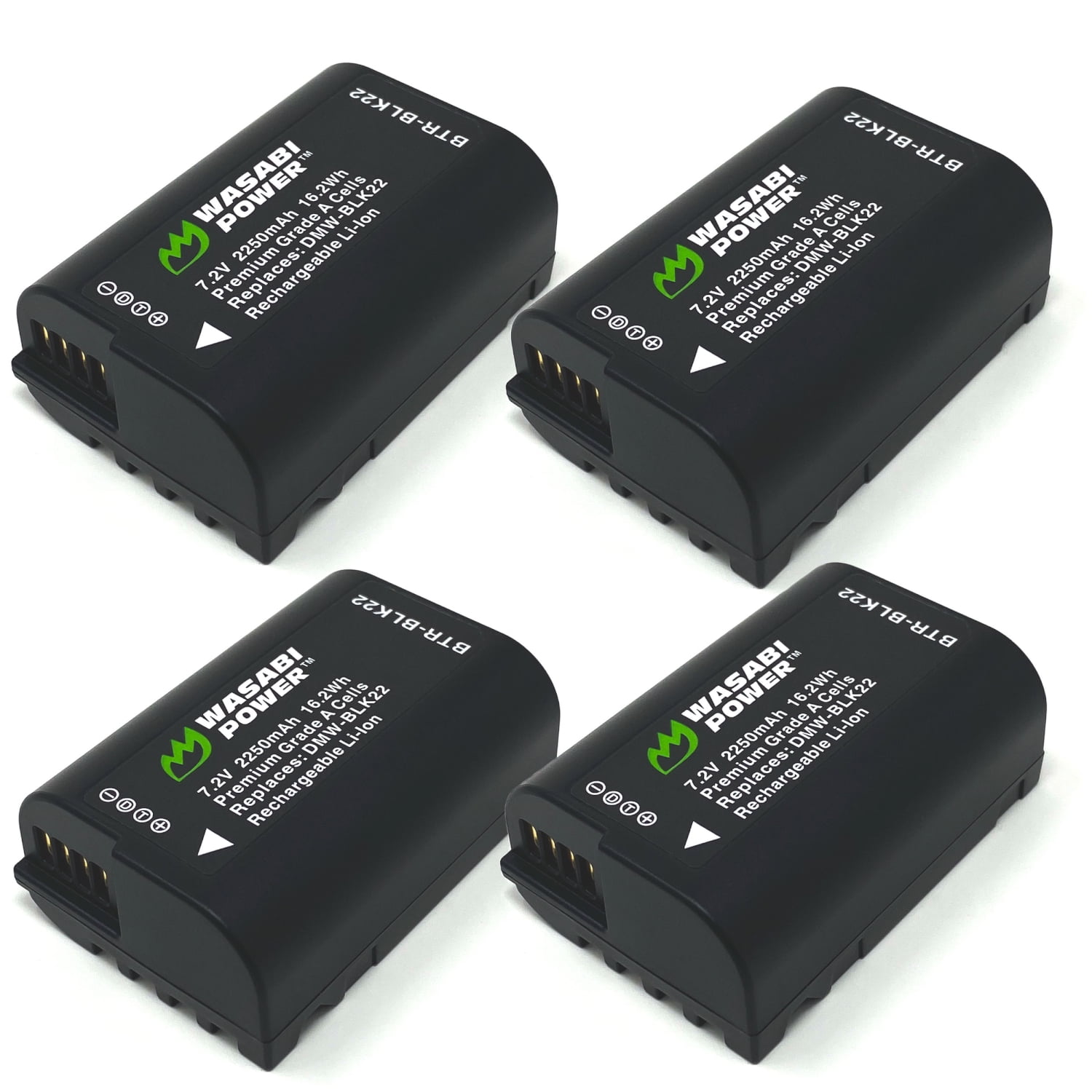 Wasabi Power Battery (4-Pack) for Panasonic DMW-BLK22 - Walmart.com