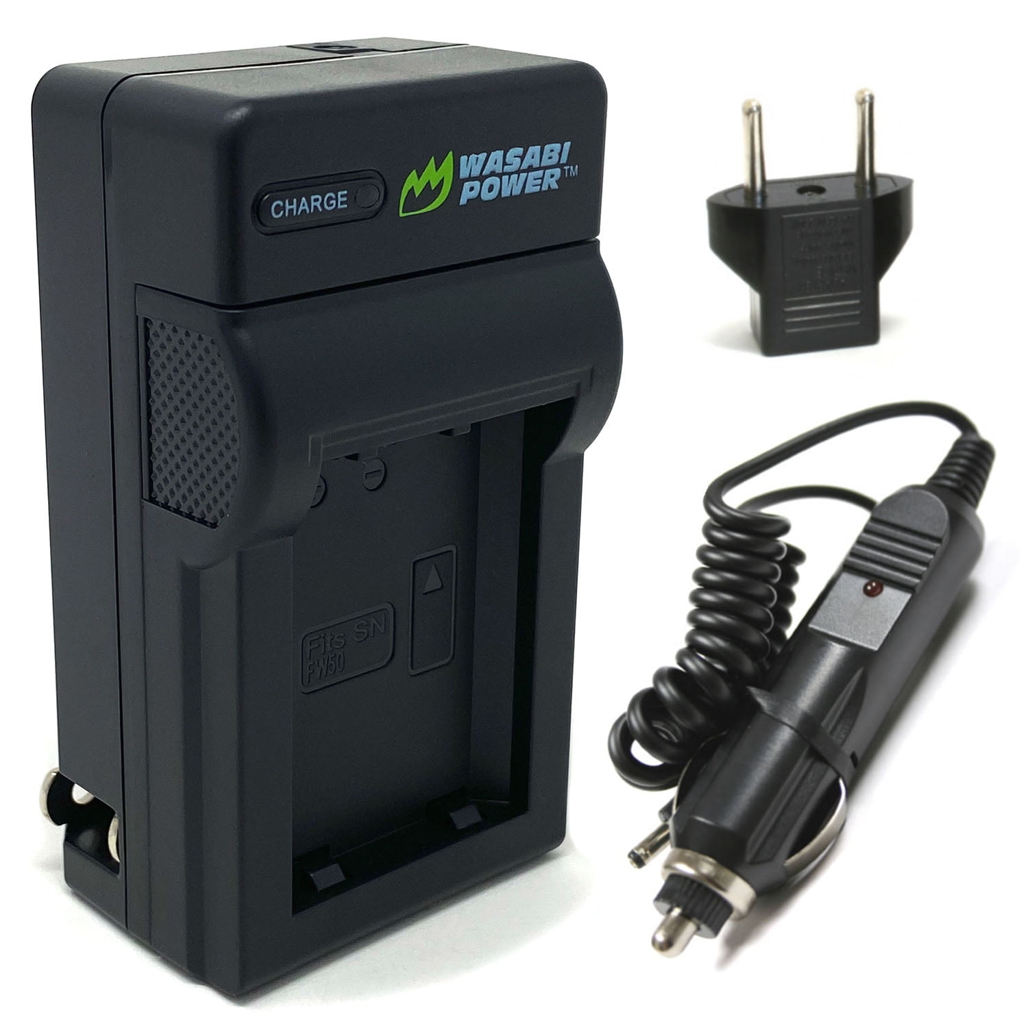Wasabi Power Battery Charger for Sony NP-FW50, BC-VW1, BC-TRW - Walmart.com