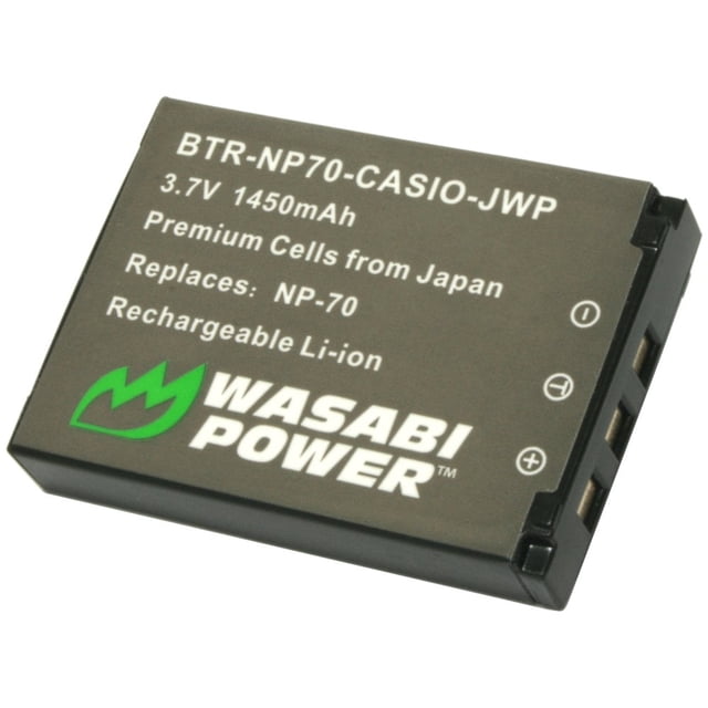 Wasabi Power Battery for Casio NP-70 - Walmart Business Supplies