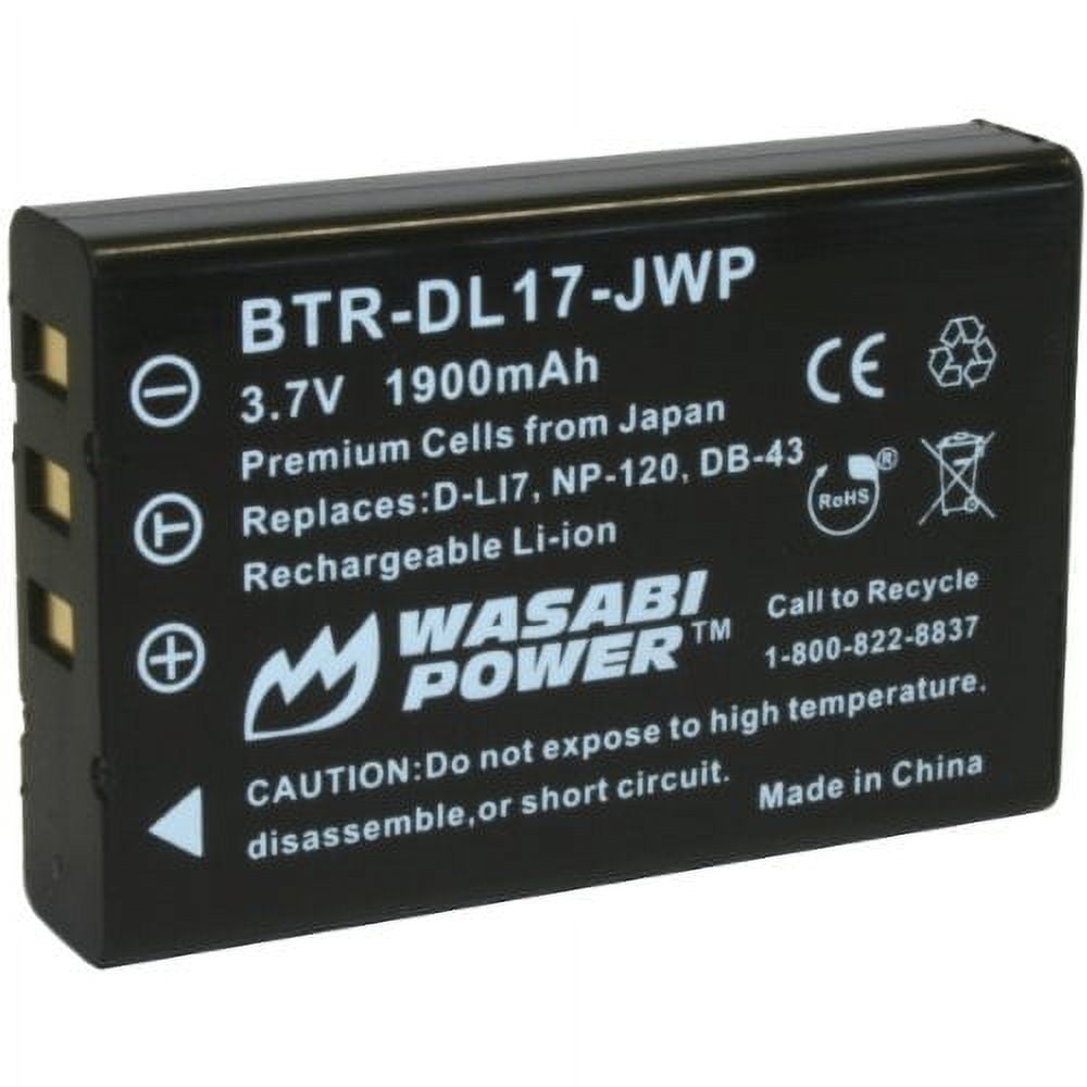 Wasabi Power Battery for Fujifilm NP-120 - Walmart.com