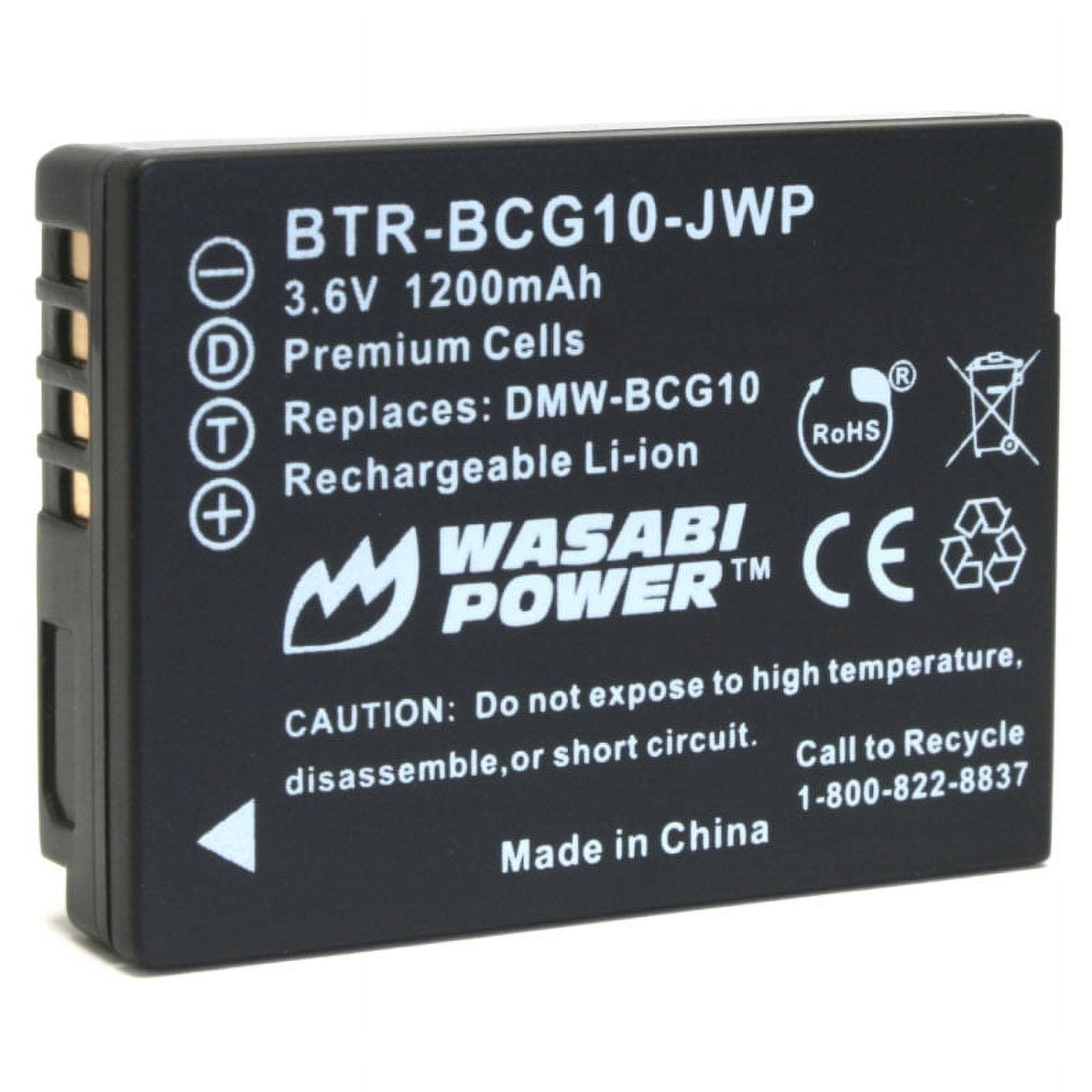 Wasabi Power Battery for Panasonic DMW-BCG10 - Walmart.com