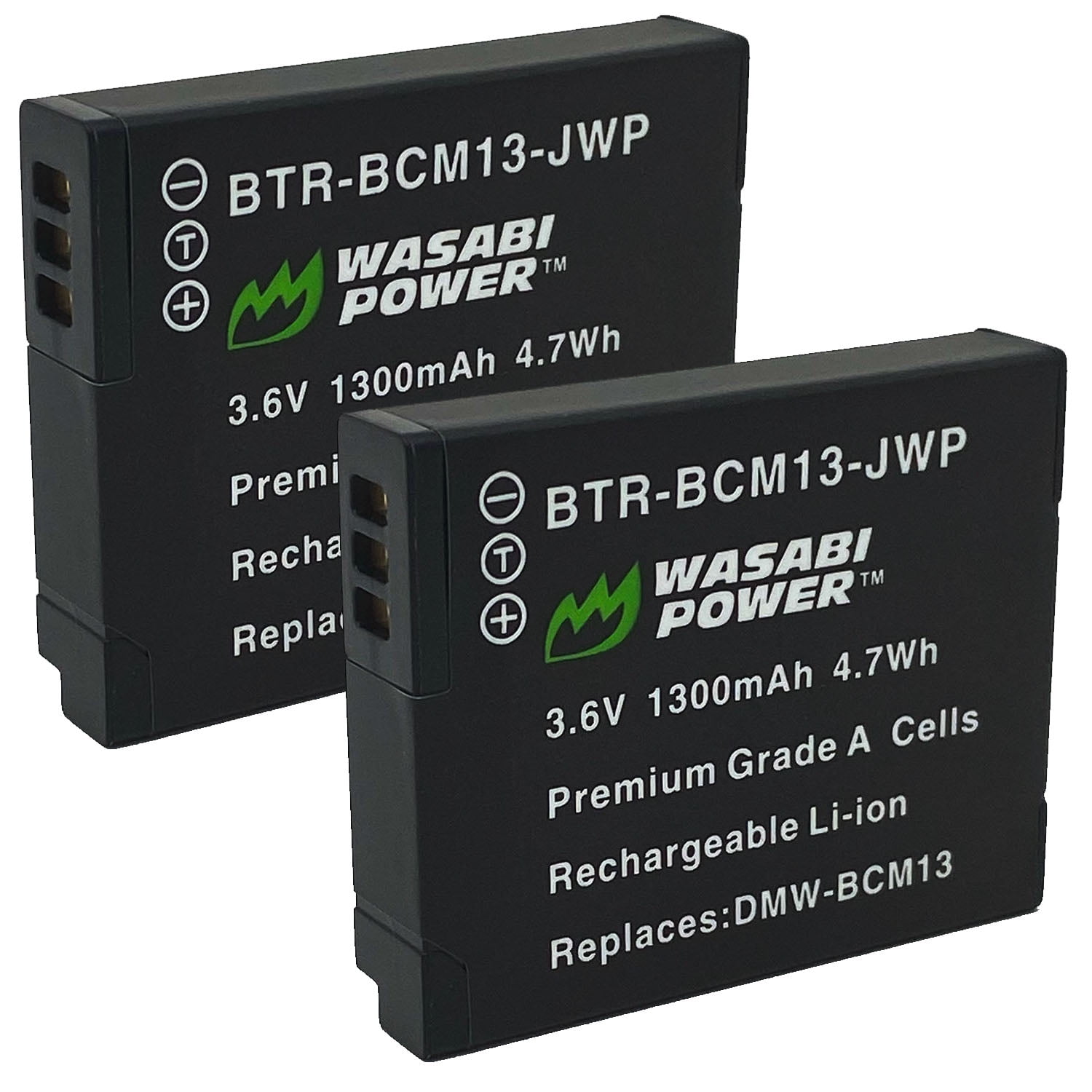 Wasabi Power Battery for Panasonic DMW-BCM13 (2-Pack) - Walmart.com