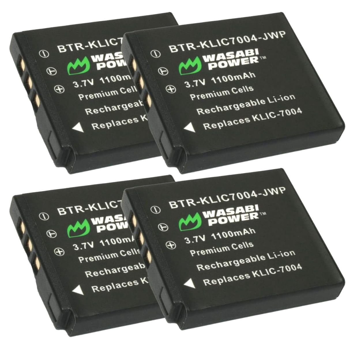 Wasabi Power LB-50 Battery (4-Pack) for Lectrosonics SSM Transmitter ...