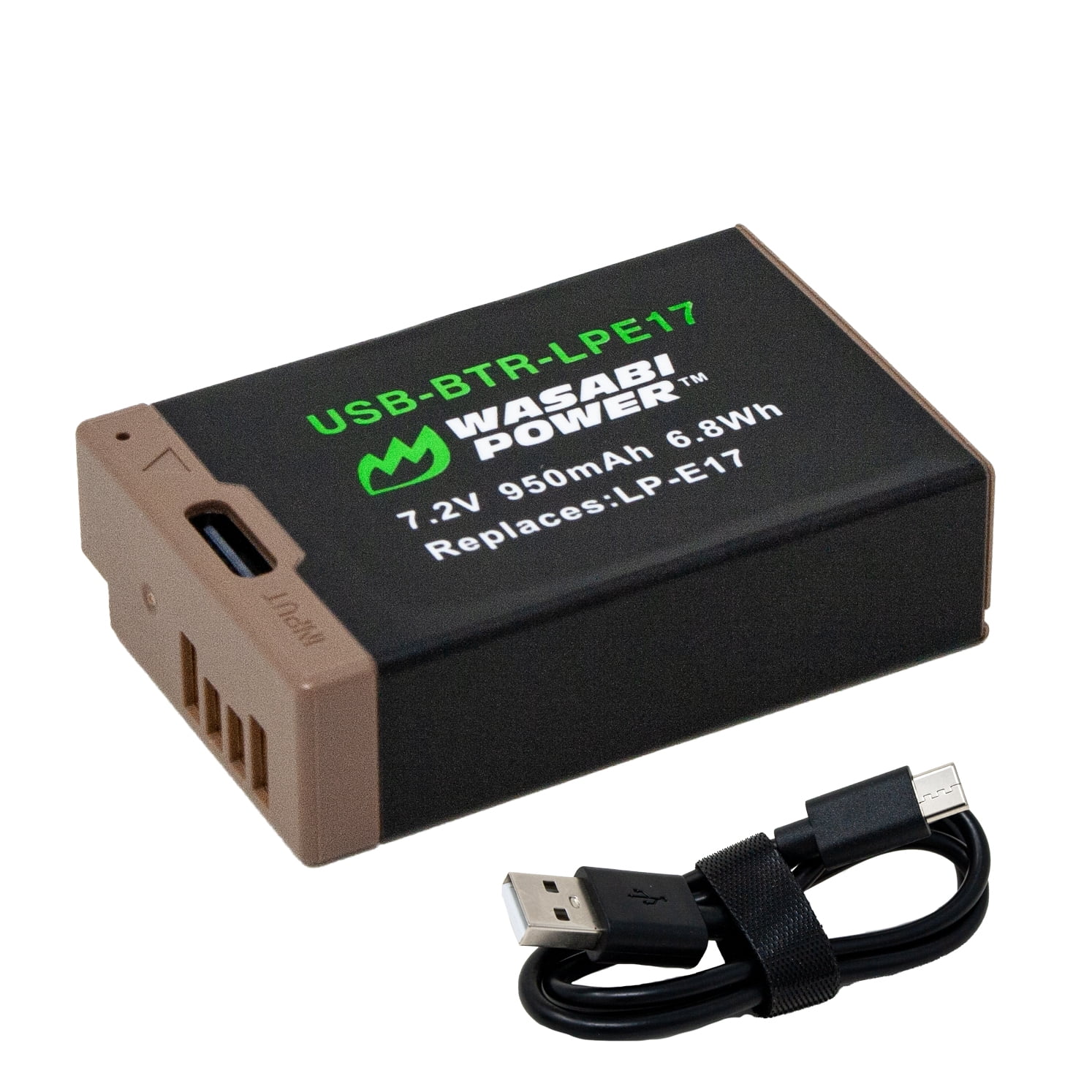 Wasabi Power USB Battery for Canon LP-E17 with USB-C Fast Charging ...