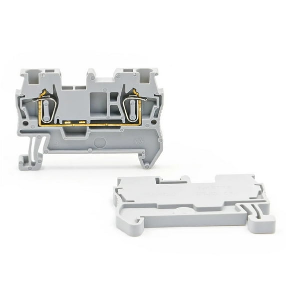 Wasachi 100Pcs ST 1.5 Spring Terminal Block 1.5mm DIN Rail Connector ...