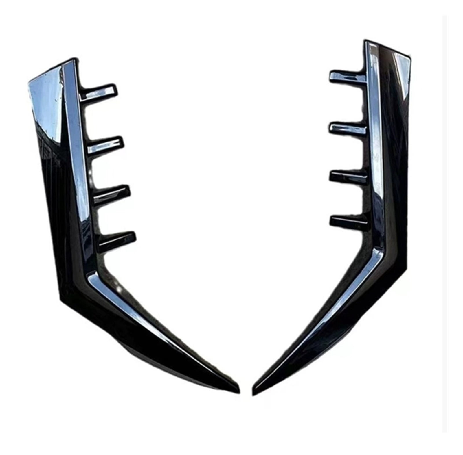 Wasachi 2 Pcs Car Rear Window Side Spoiler Body Kit Trim Wing Canards ...