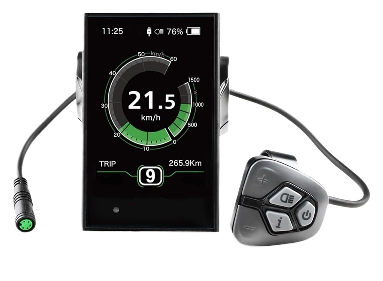 Wasachi EBike Display:DPC18 3.5" Ebike Screen for BBS01B BBS02B HD Mid ...