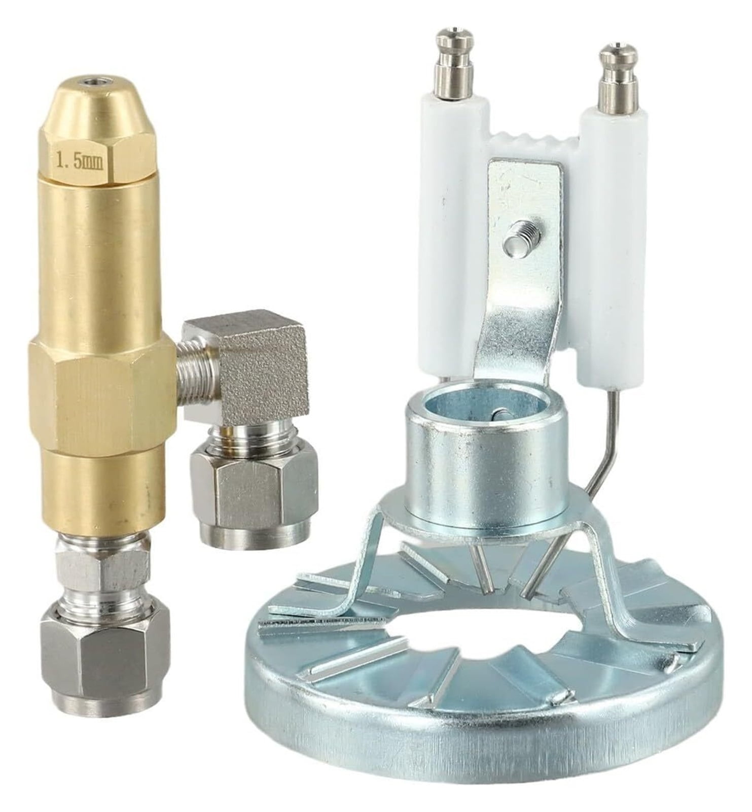 Wasachi Waste Oil Burner Nozzle Siphon Air Atomizing Spray Nozzle Set ...