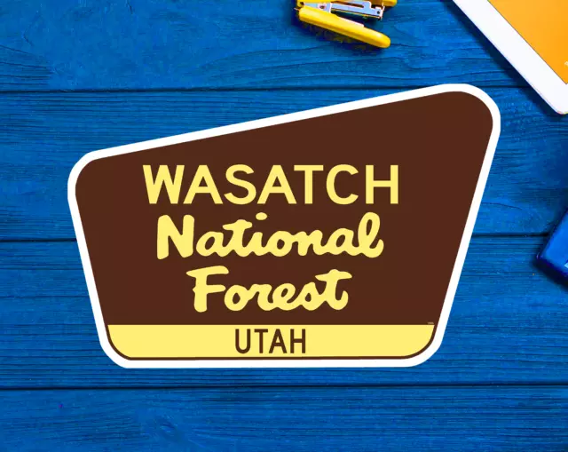 Wasatch National Forest Decal Sticker Utah X Phone Decal Water Bottle ...