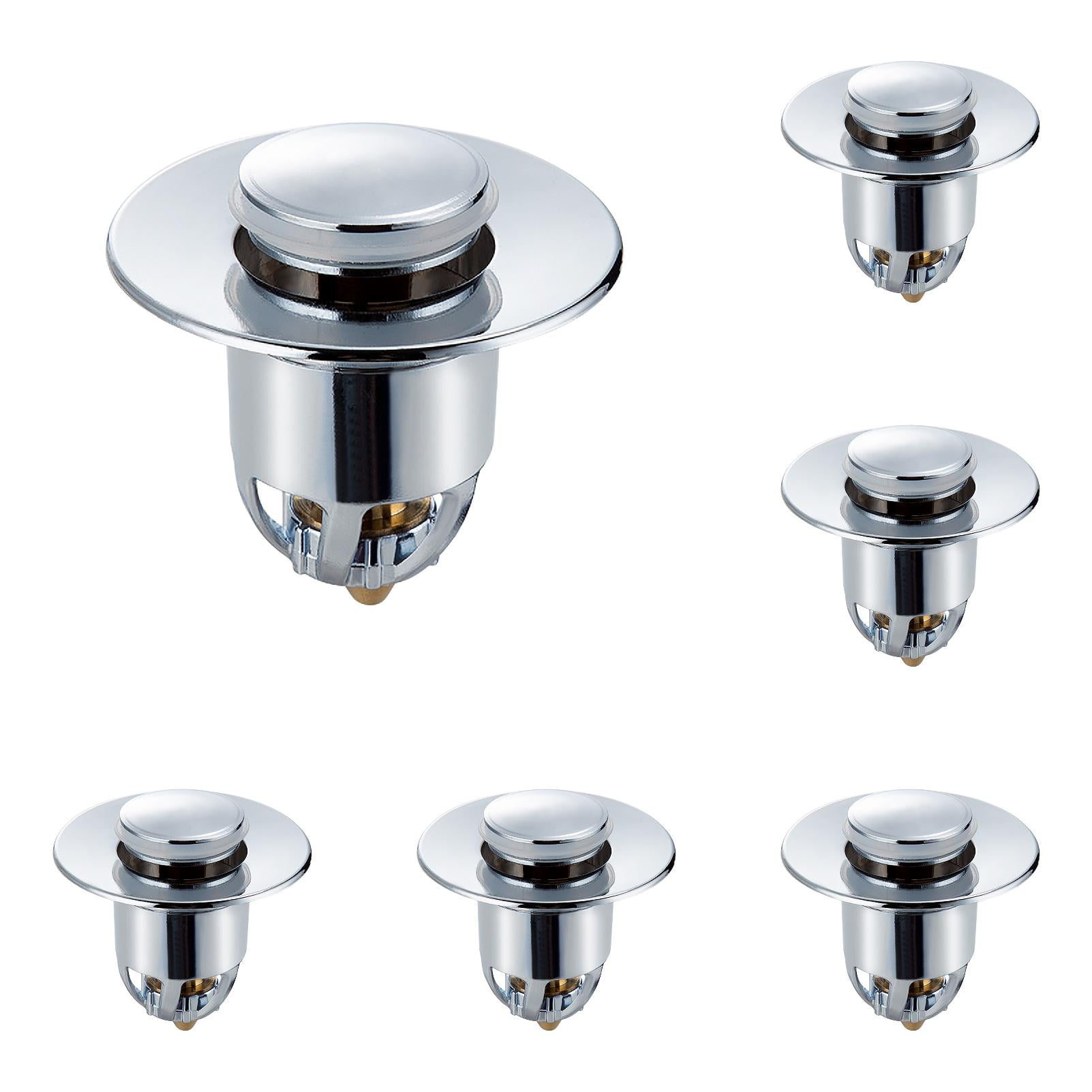 Wash Basin Drain Plug Stopper Universal Push Bathroom Stopper Drain ...