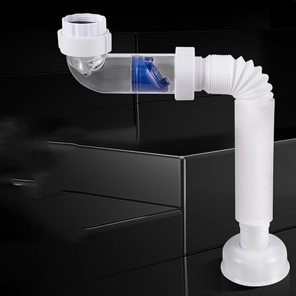 Wash Basin Side Drain Plastic Pipe Bathtub Dual Use Drain Pipe B Smile ...