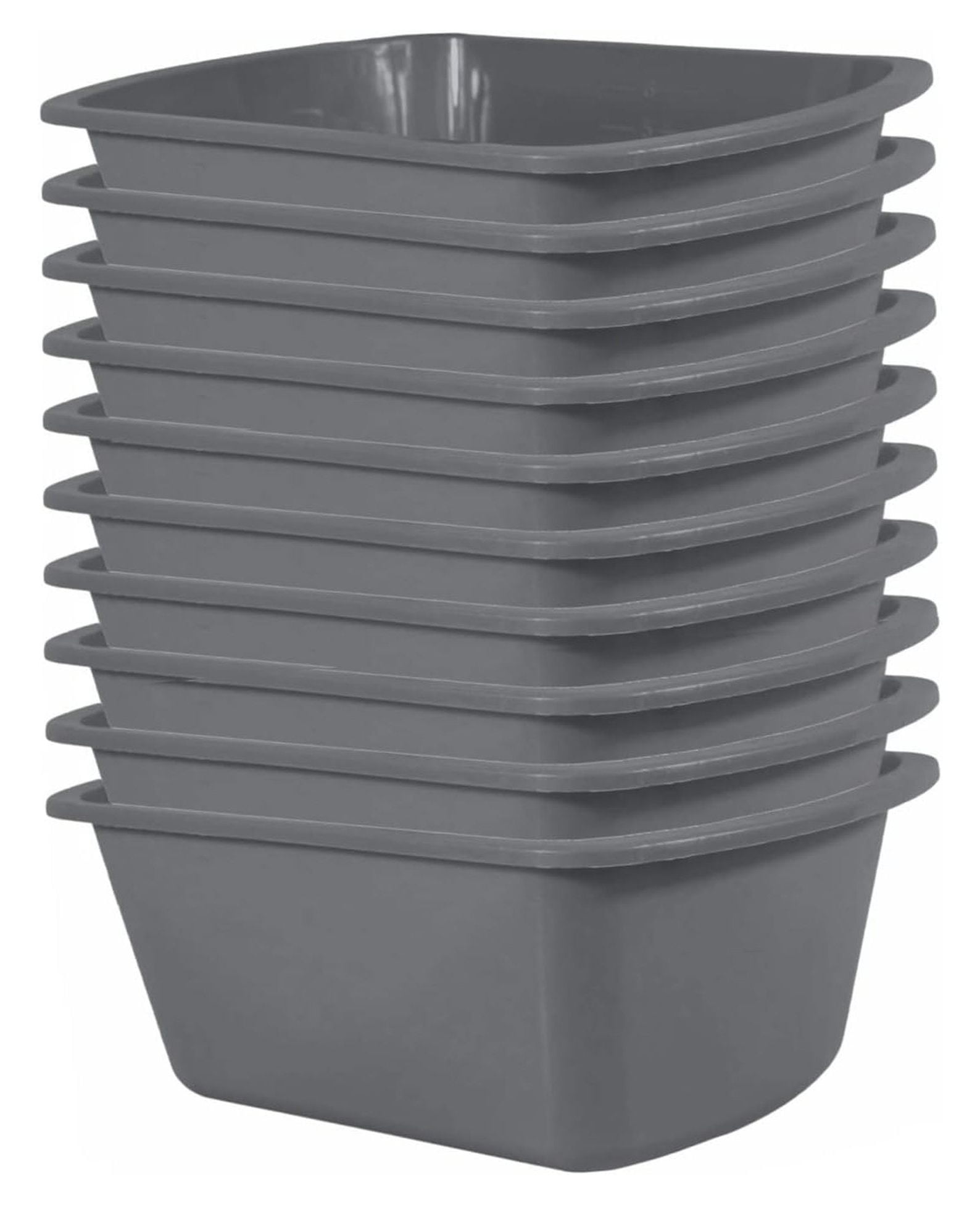 Wash Basins – Rectangular Plastic Hospital Bedside Soaking Tub [10 Pack ...